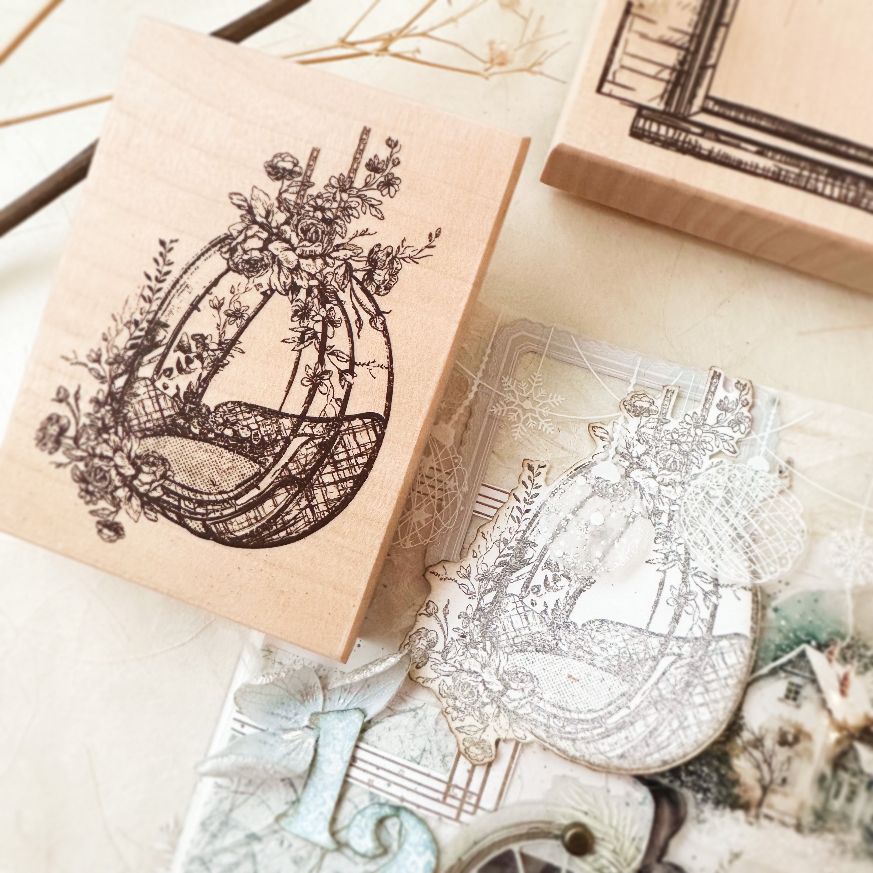 Journal Pages " slow living " series rubber stamps - slow living ...