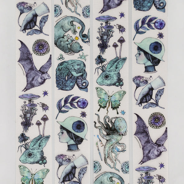 Higuchi Yuko pet tape - blue – journalpages