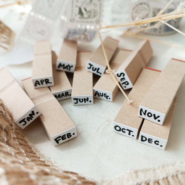 RiraRira Calendar Rubber Stamps – journalpages