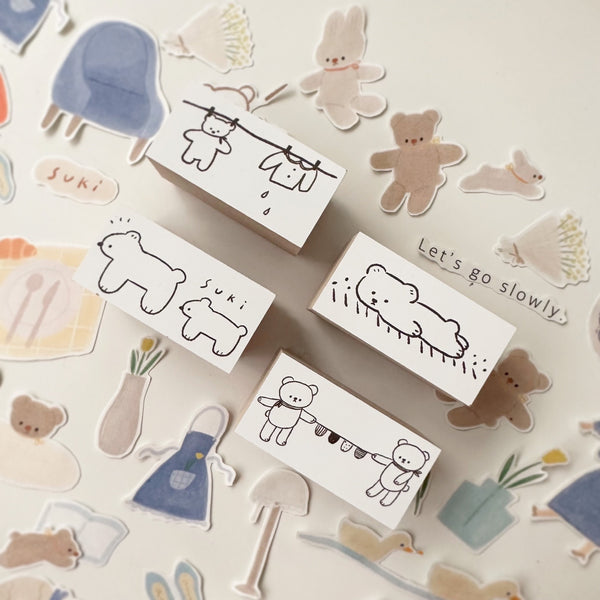 Ranmyu original rubber stamps - 2 x 4cm – journalpages