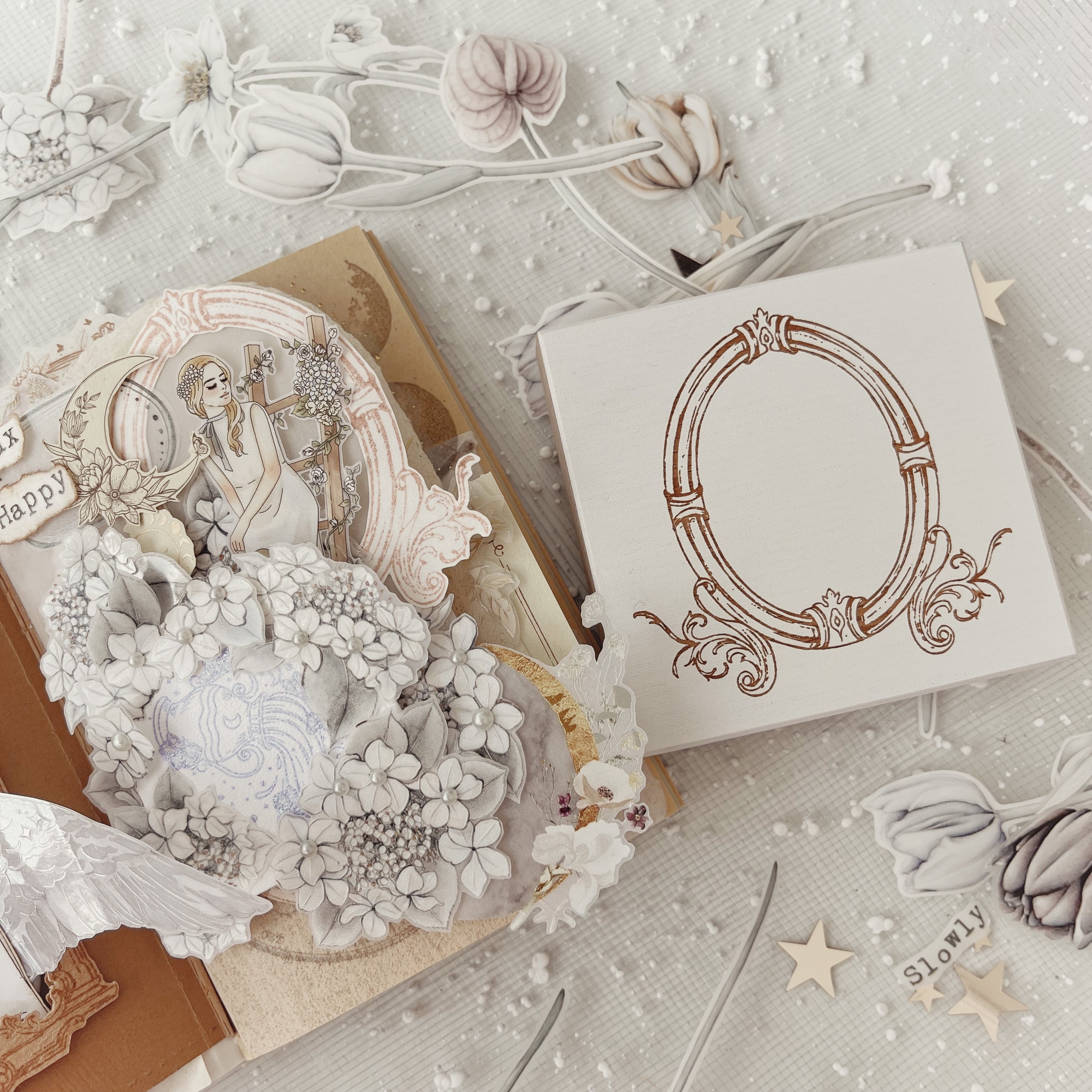 Journal Pages Vintage Frame Rubber Stamp – journalpages