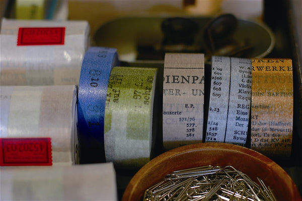 Classiky Number Masking Tape – journalpages