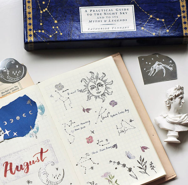 MU foil print on sticker - constellation 2002 – journalpages